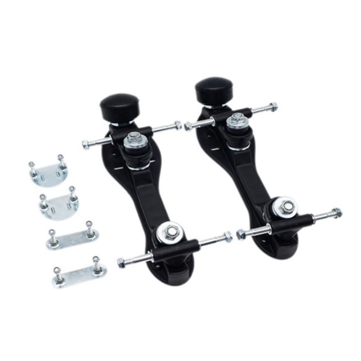Base Four-Wheel Two-Row Skate Base Bottom Plate with Roller Skate Toe ...
