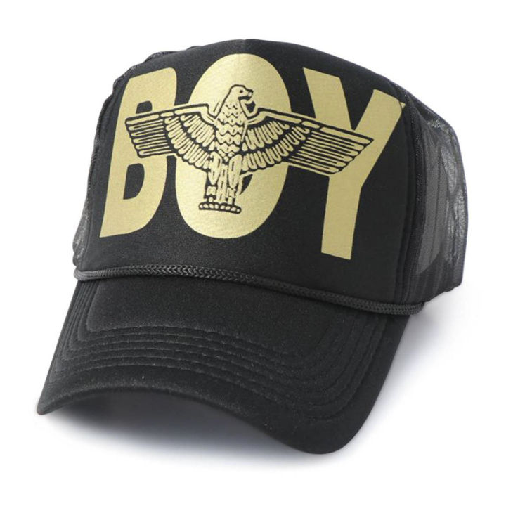 BOY Golden Logo Snapback Net Cap For Men | Daraz.com.bd
