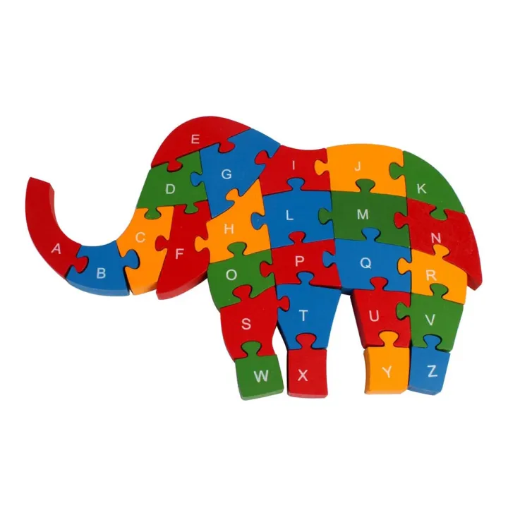 Cute Animal Alphabet Jigsaw For Children Early childhood education ...