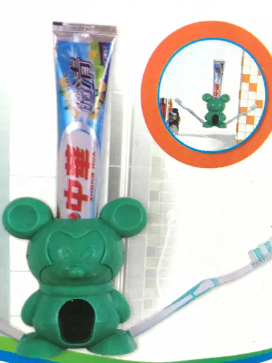 Toothpaste Dispenser One-Touch Automatic Squeeze System | Daraz.com.bd