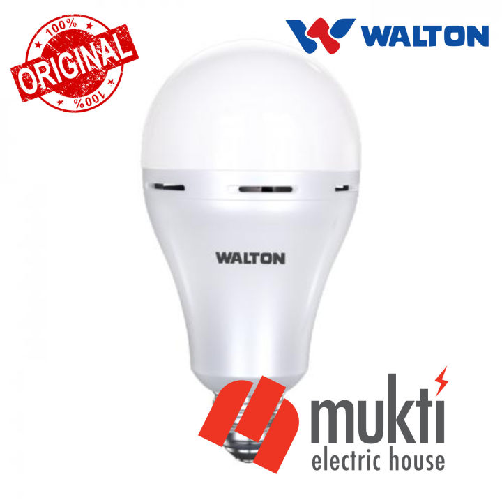 WALTON 12 Watt ACDC Backup LED Bulb White Daylight Lamp Emergency Light ...