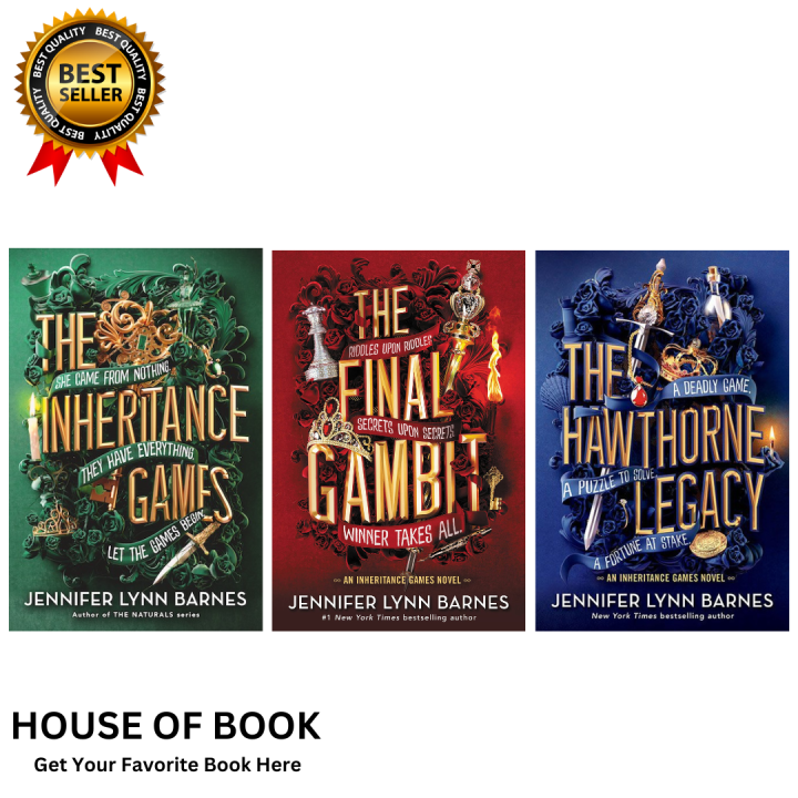 The Inheritance Games Series Collection 3 Books Set By Jennifer Lynn ...