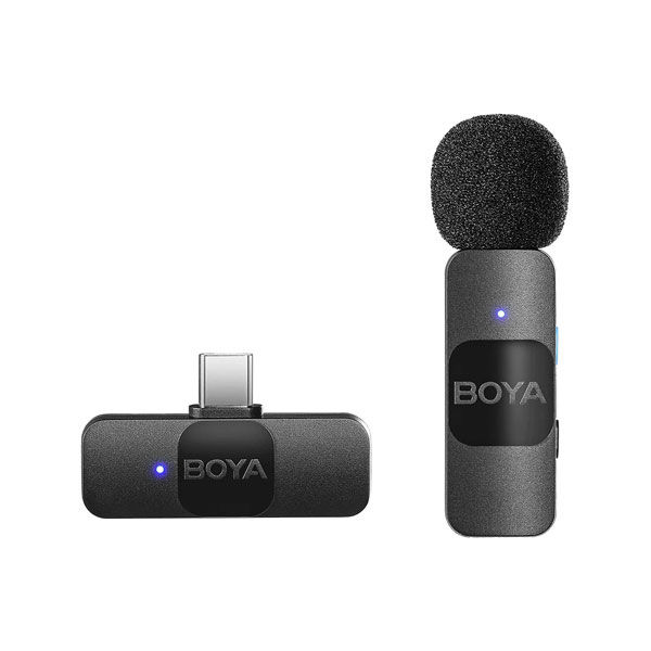 BOYA BY-V10 Ultracompact 2.4GHz Wireless Microphone System for Type-C ...