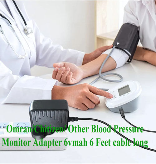 Adapter 6v 600mah For Blood Pressure Monitor/BP Machine Adapter with 6 ...