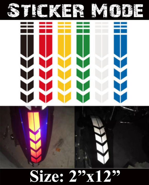 Sticker For Bike | Reflective motorcycle sticker for Mudguard | Best ...