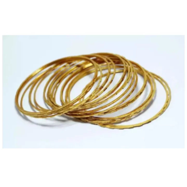 Gold Plated Classic Stylish Churi-(24 Pcs) | Daraz.com.bd