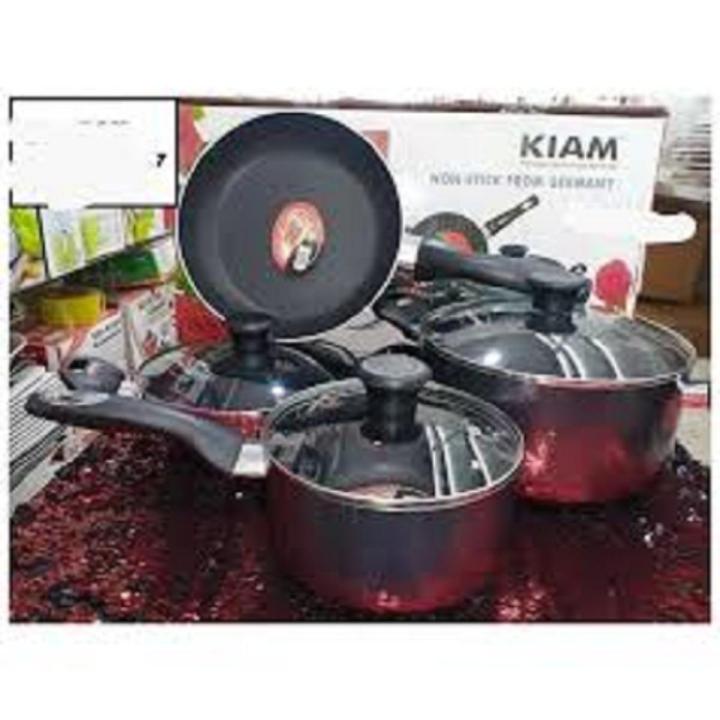 Kiam Non Stick 7 Pcs Cookware Set | Daraz.com.bd