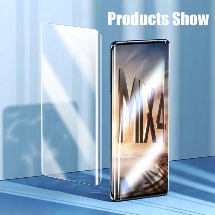 For Xiaomi Mix 4 (A+ GRADE) One minute UV Light Adhesive Tempered Glass ...