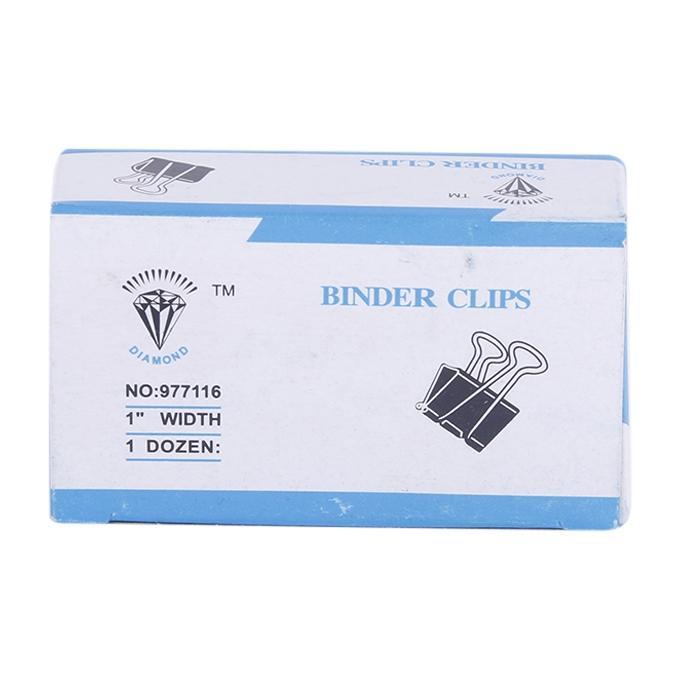 1 Inch Binder Clip - Black | Daraz.com.bd