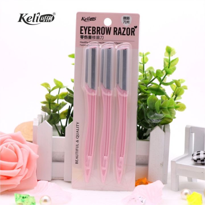 KELI 3PCS EYE BROW RAZOR | Daraz.com.bd
