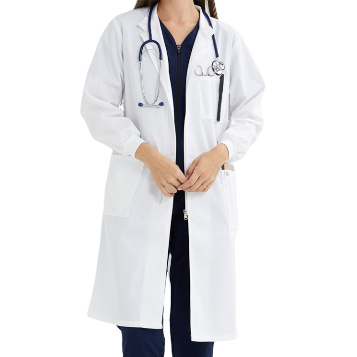 Doctor Medical Lab coat Acid Resistant White Blue Lab Coat | Daraz.com.bd