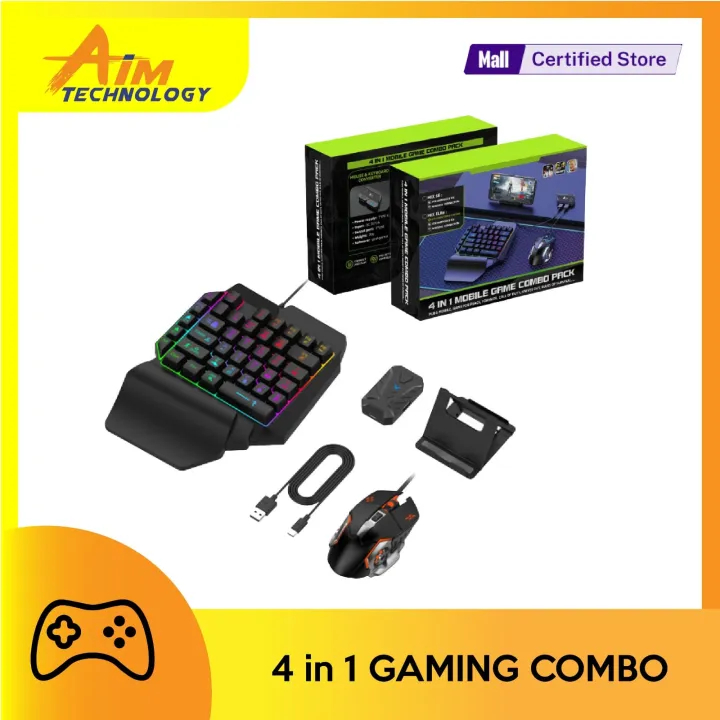 4 IN 1 Mobile Game Combo Pack | Daraz.com.bd