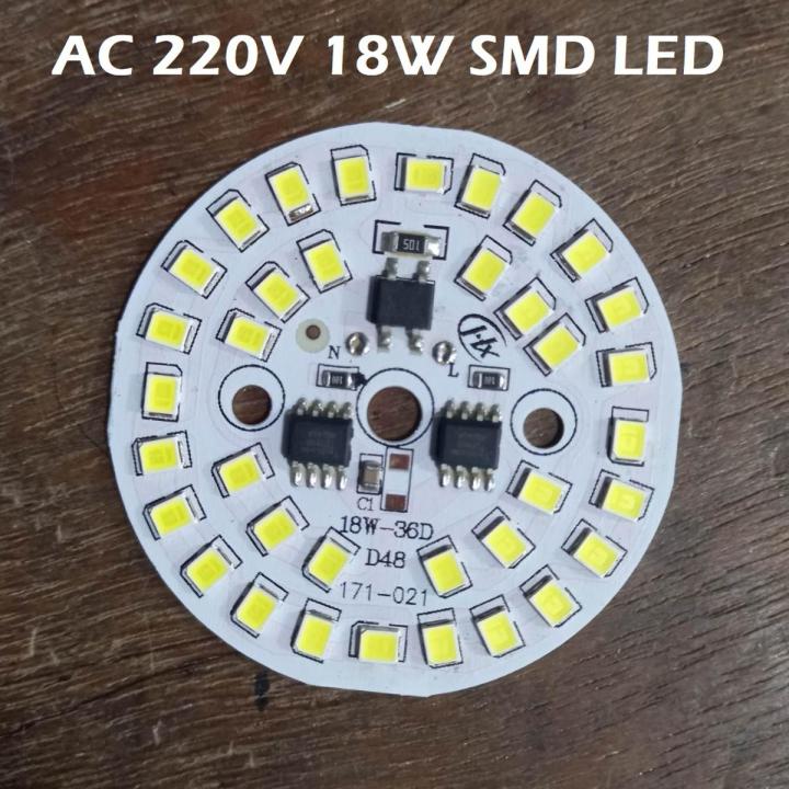 Medium Size 36 LED 18 Watt WHITE Color Ultra Bright White 18W Input AC ...