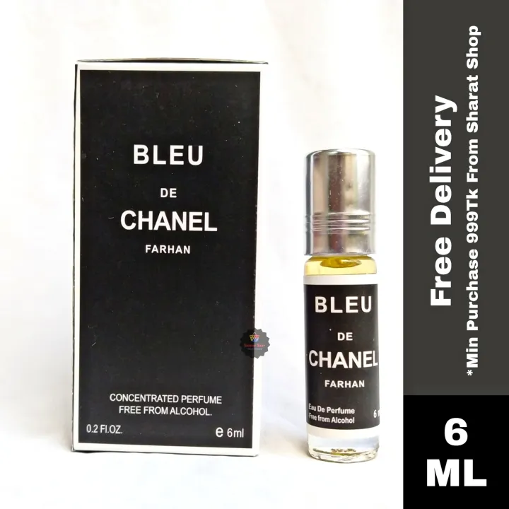 Bleu De Channel Concentrated Perfume Oil Long Lasting Roll On Fragrance ...
