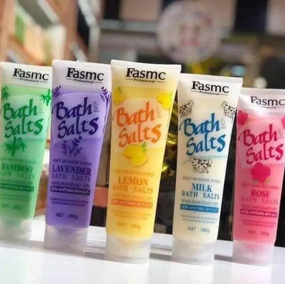 FASMC Bath Salts Body Massage Scrub (all flavours available) - 380gm ...