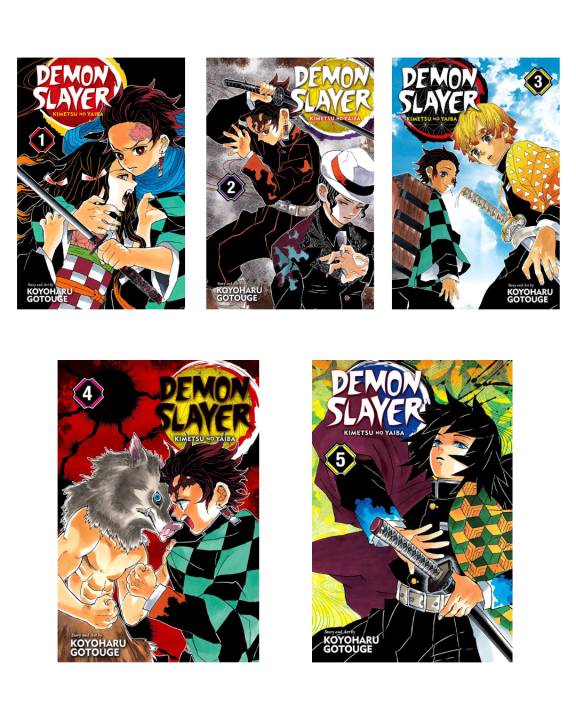 Demon Slayer: Kimetsu no Yaiba, Vol. 1-5 | Daraz.com.bd