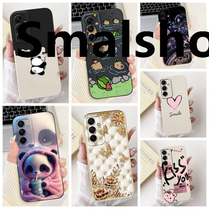 Smalshop For Samsung Galaxy A16 5G Case Cute Cat Panda Cartoons Painted ...