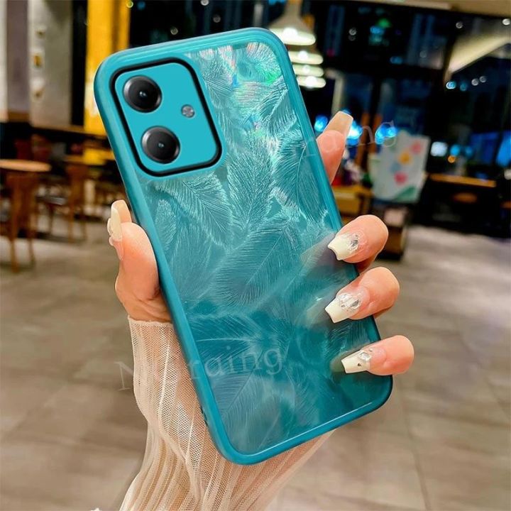 1Feather Pattern Phone Back cover for Moto G85 G54 G60 G34 G32 G24 G14 ...