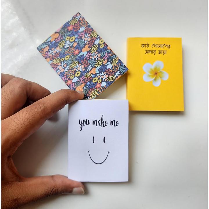 3pc Uncommon MINI Notebook (120 pages, 3.1"/2.3" size) | Daraz.com.bd