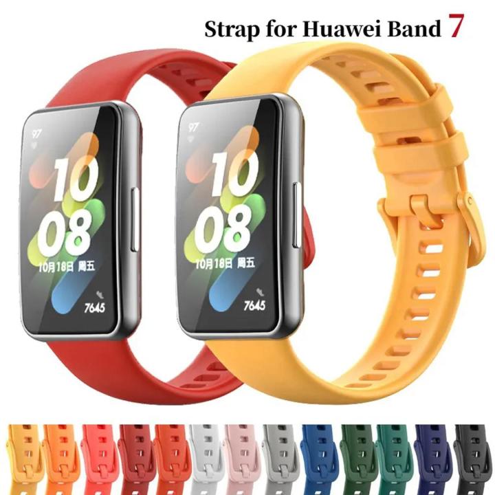Watch straps For Huawei band 7 ar belt silicon strapr | Daraz.com.bd