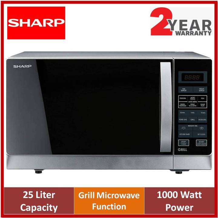Sharp R-72A1(SM)V Grill Microwave Oven | 25 Liter | Daraz.com.bd