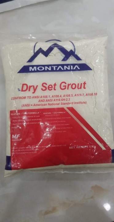 Montania Dry set Grout white cement | Daraz.com.bd