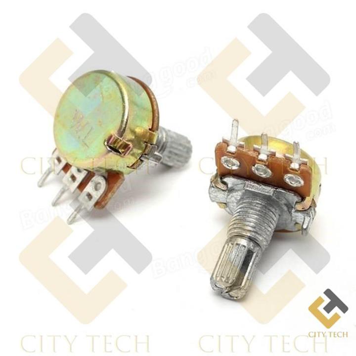 2Pcs- 3 Pin 1M Potentiometer Panel Mount 1M Ohm 1/2 Watt 3 Terminal ...