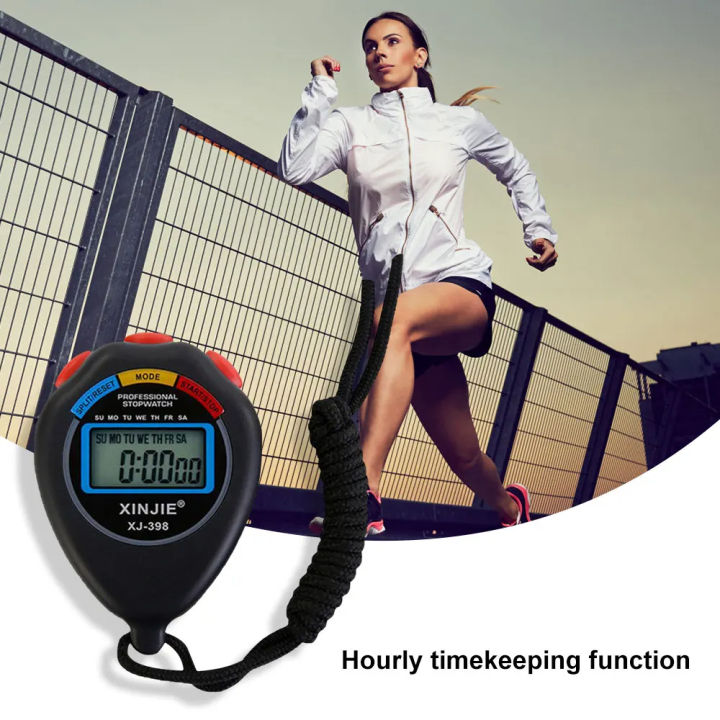 Sports Waterproof Chronometer Handheld Pocket Stopwatch Professional ...