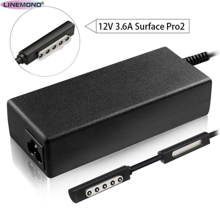 Power Supply Adapter for Microsoft Surface Pro 2(1512 1536 Windows 10.6 ...