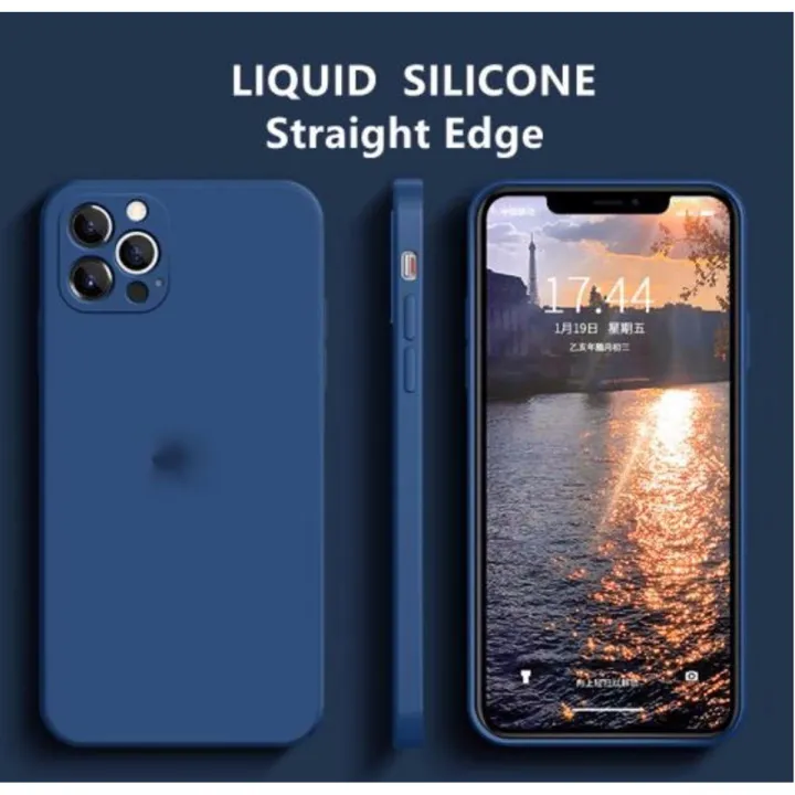 [{Iphone 12 pro max} এর জন্য সিলিকন কেস-লোগো সহ | Daraz.com.bd