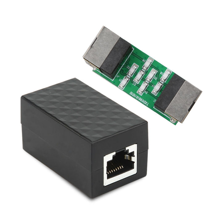 Network RJ45 SPD Surge Protector Thunder Lightning Arrester Protection ...