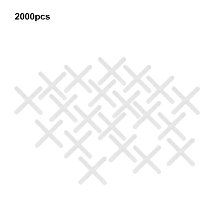 Tile Spacer 2000Pcs Ceramic Tiler Plastic Cross Plumber Reuseable ...