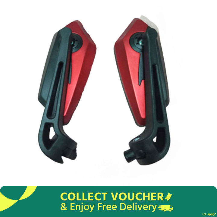 KOSO RED Looking glass for bike or motorcycle looking glass for all ...
