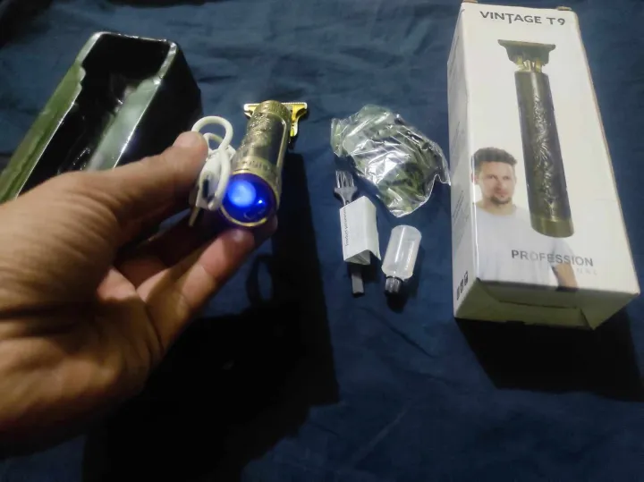 vintage t9 trimmer professional type c cable | Daraz.com.bd