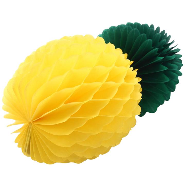 12 Pack Pineapple Honeycomb Centerpieces Paper Pineapple 8 Inch | Daraz ...