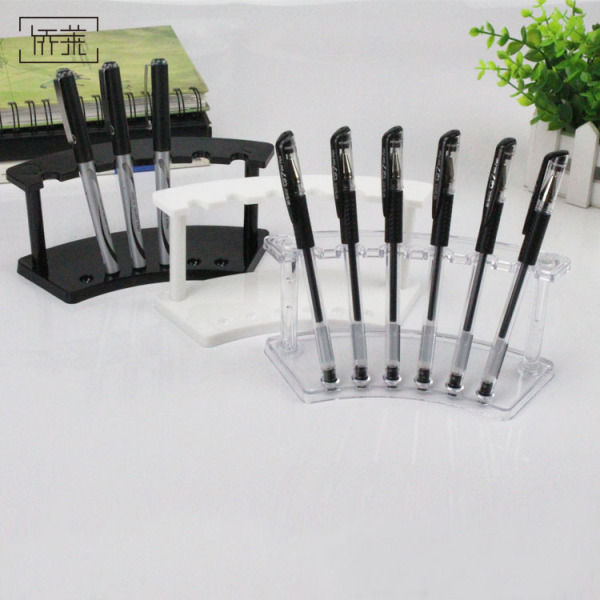 Transparent/Black Plastic Pen Stand | Daraz.com.bd