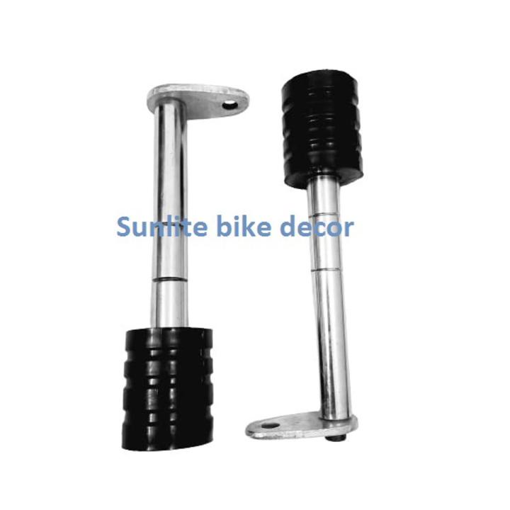 Universal Bumper For Motorcycle. Single Pipe Black Gutli | Daraz.com.bd