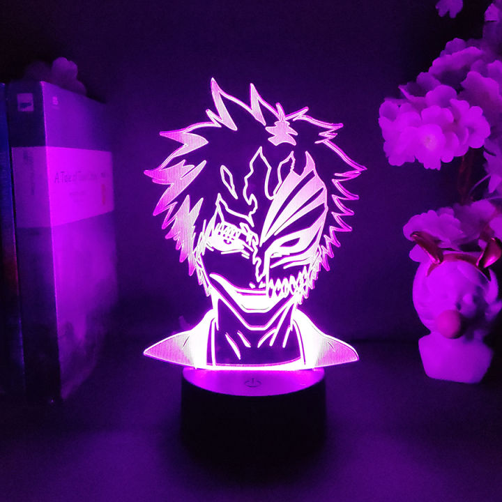 Bleach Cosplay Prop Ichigo Kurosaki Hollow Led Table Cool Manga Gadgets ...