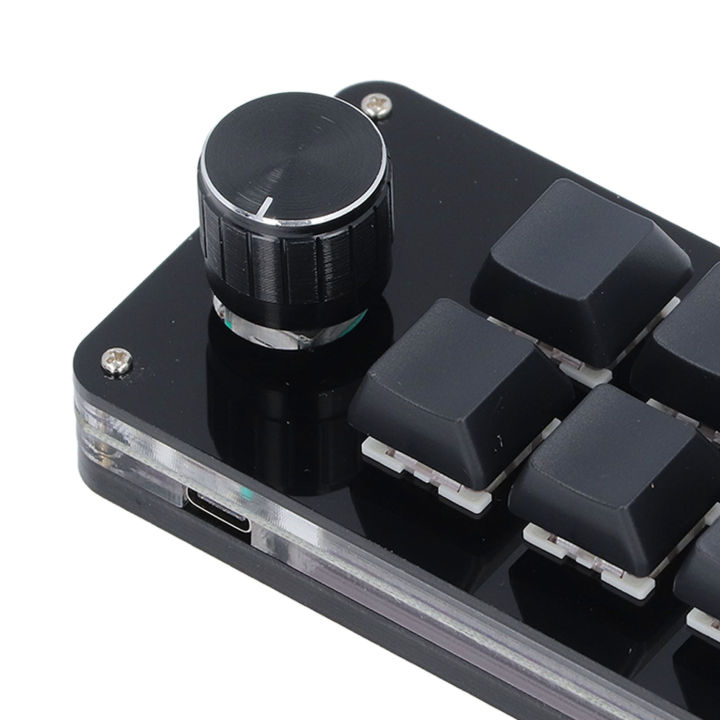 Mini Macro Mechanical Gaming Keyboard 5V 1A Red Switch USB Mini Keypad ...