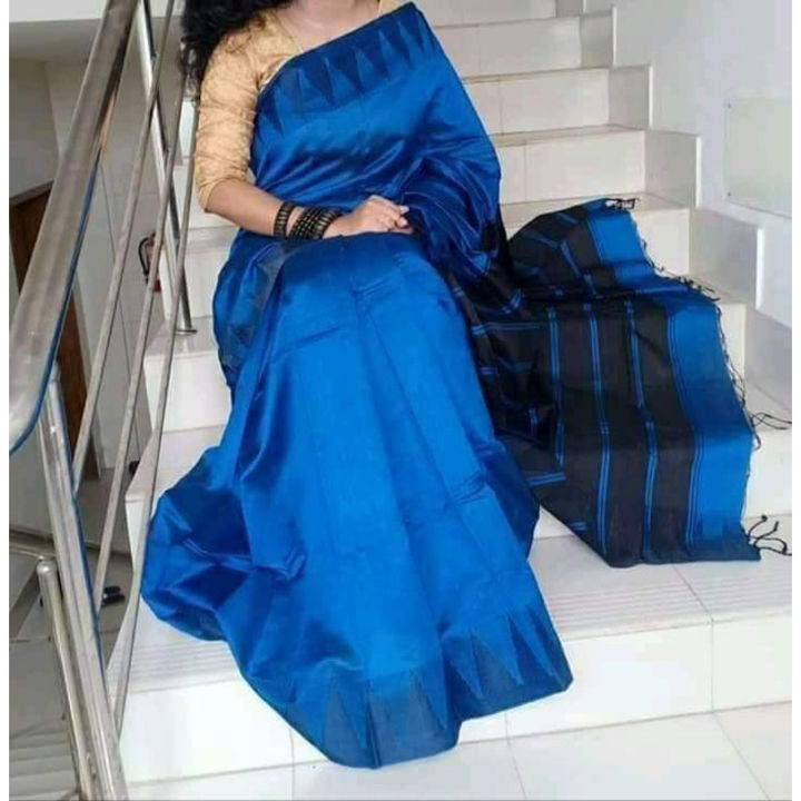 Tower Dhopian Shari Red colour Saree | Daraz.com.bd