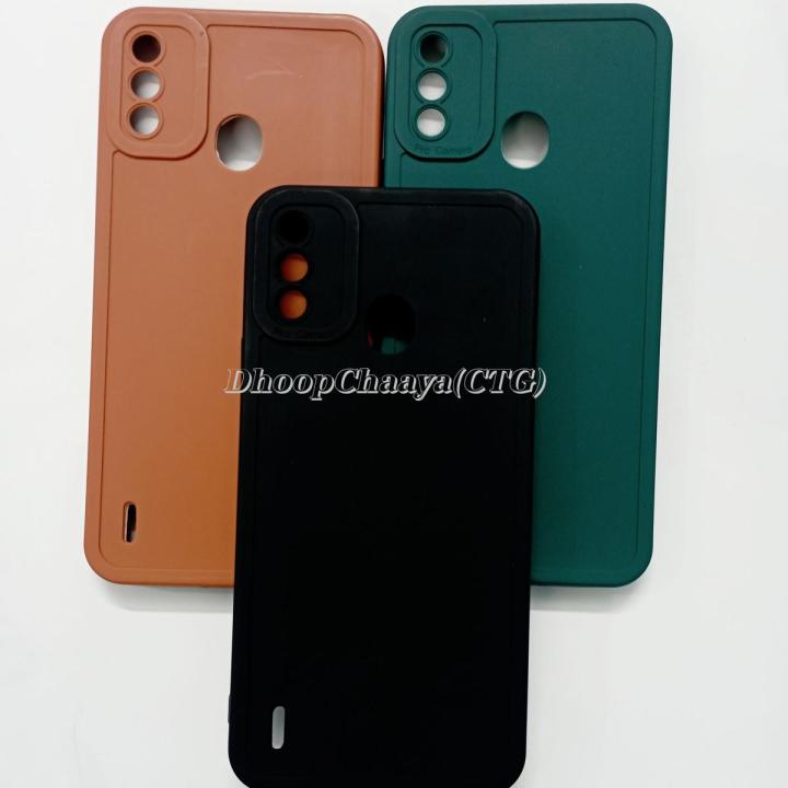 itel A48 - Camera Lens Protection Very Soft Glossy Premium Silicone ...