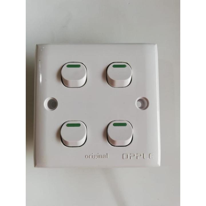 Electrical Wall Four 4Gang Switch | Daraz.com.bd