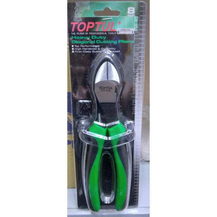 TOPTUL HEAVY DUTY DIAGONAL CUTTING PLIERS | Daraz.com.bd