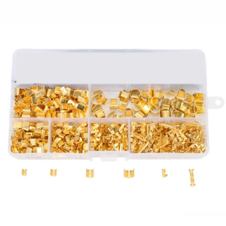 550 Pcs U Shape Copper Ring Terminals Crimp Kit - Terminal Connector ...