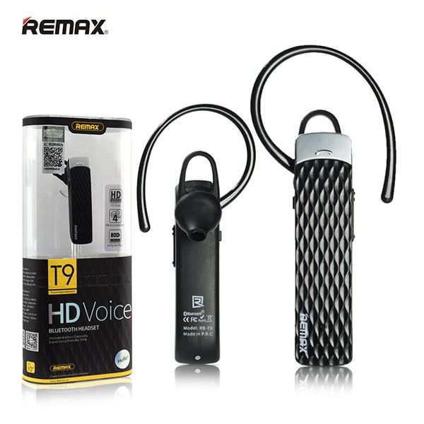 HD Voice RemaxT9 Wireless Bluetooth Headset - Black | Daraz.com.bd