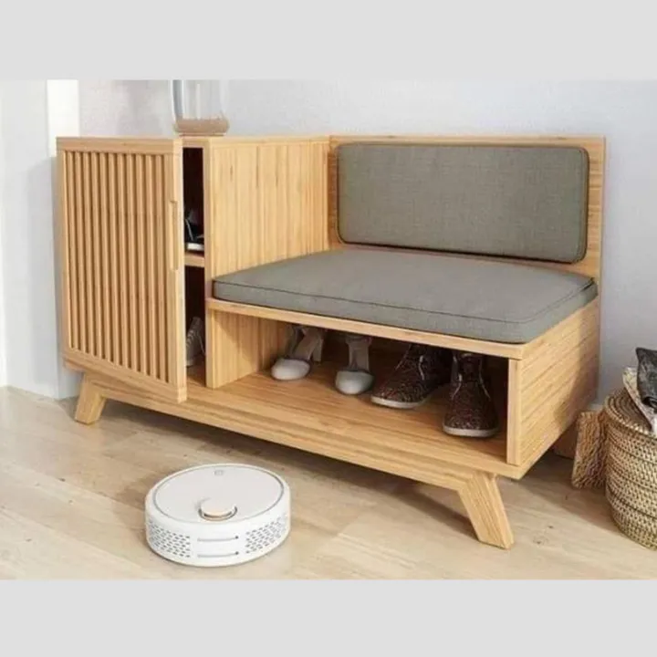 Classic Shoe Rack With Double Seats Model SRW30 | Daraz.com.bd