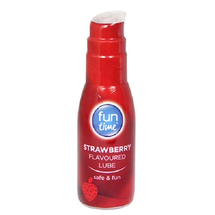 Fun time lubricated gel strawberry - 75 ml | Daraz.com.bd