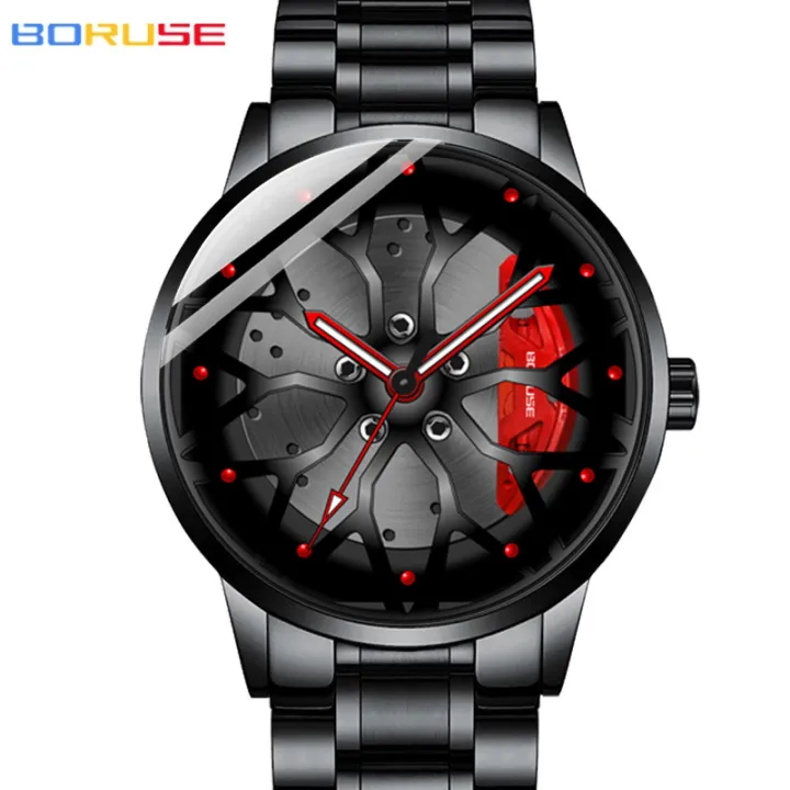 BORUSE Men's Waterproof Fully Automatic Movement Watch Men's Night Glow ...