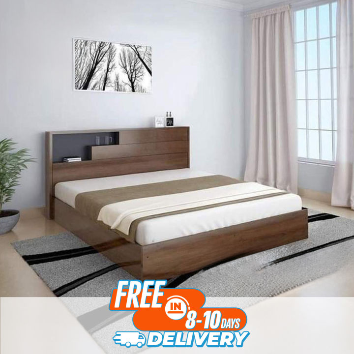 AndorMahal (MDF) Malaysian Process Wood Stylish Khat/Bed Single Size ...