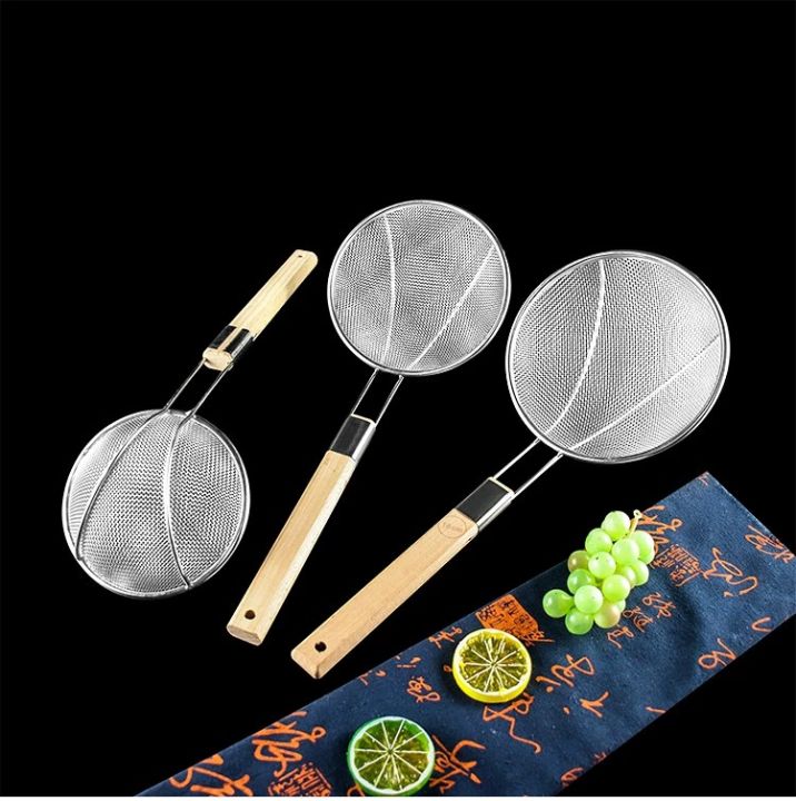 Fryer leaking spoon filter household stainless steel spoon fishing ...
